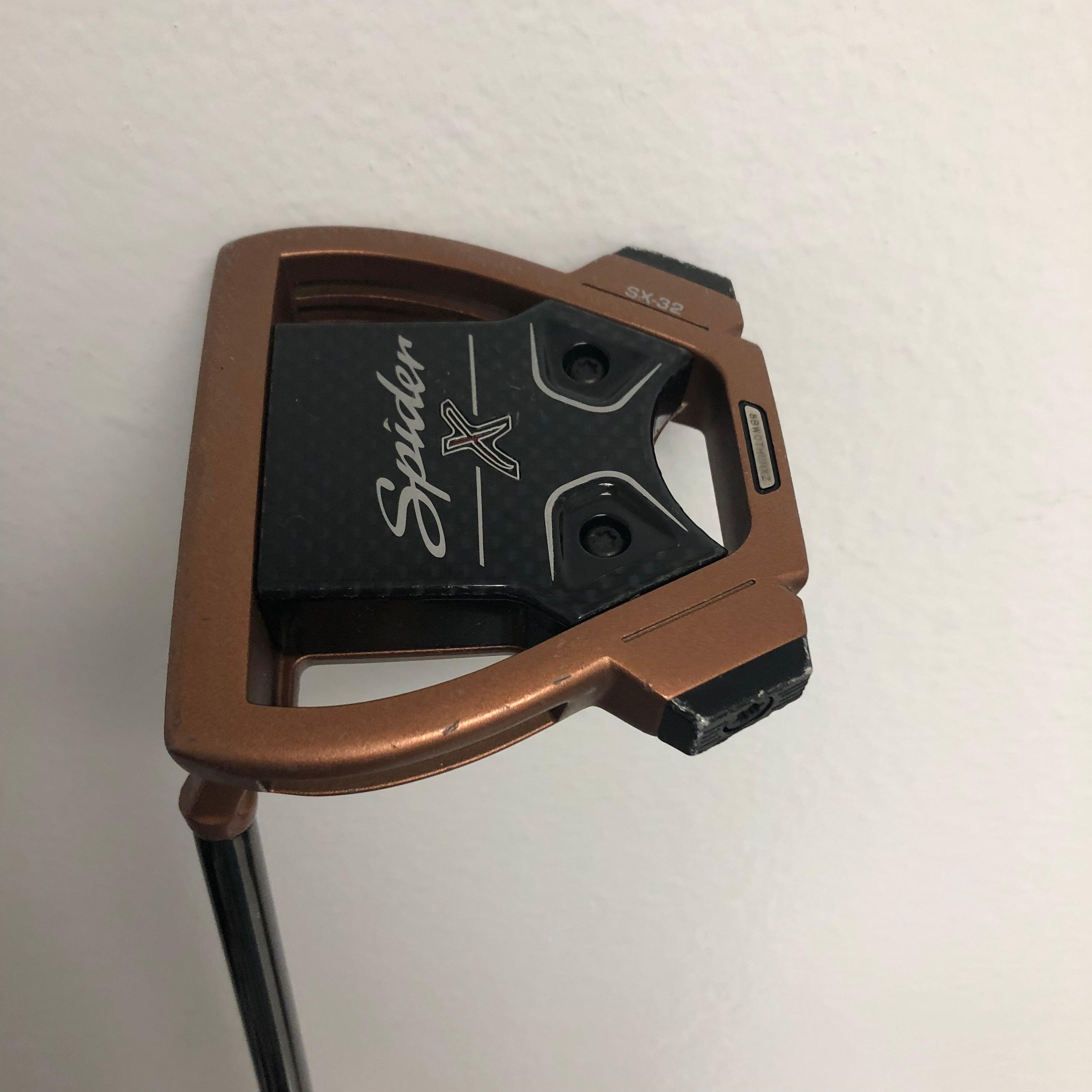LEFTY TaylorMade Spider X SX-32 Copper Putter 35", Super Stroke – Golf ...