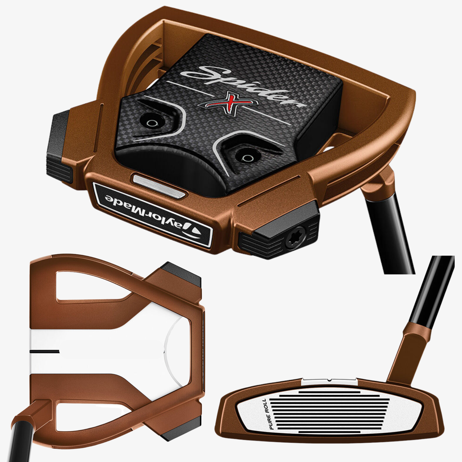 NEW TaylorMade Spider Tour Copper Putter, Slant Neck, 35in – Golf Deals ...