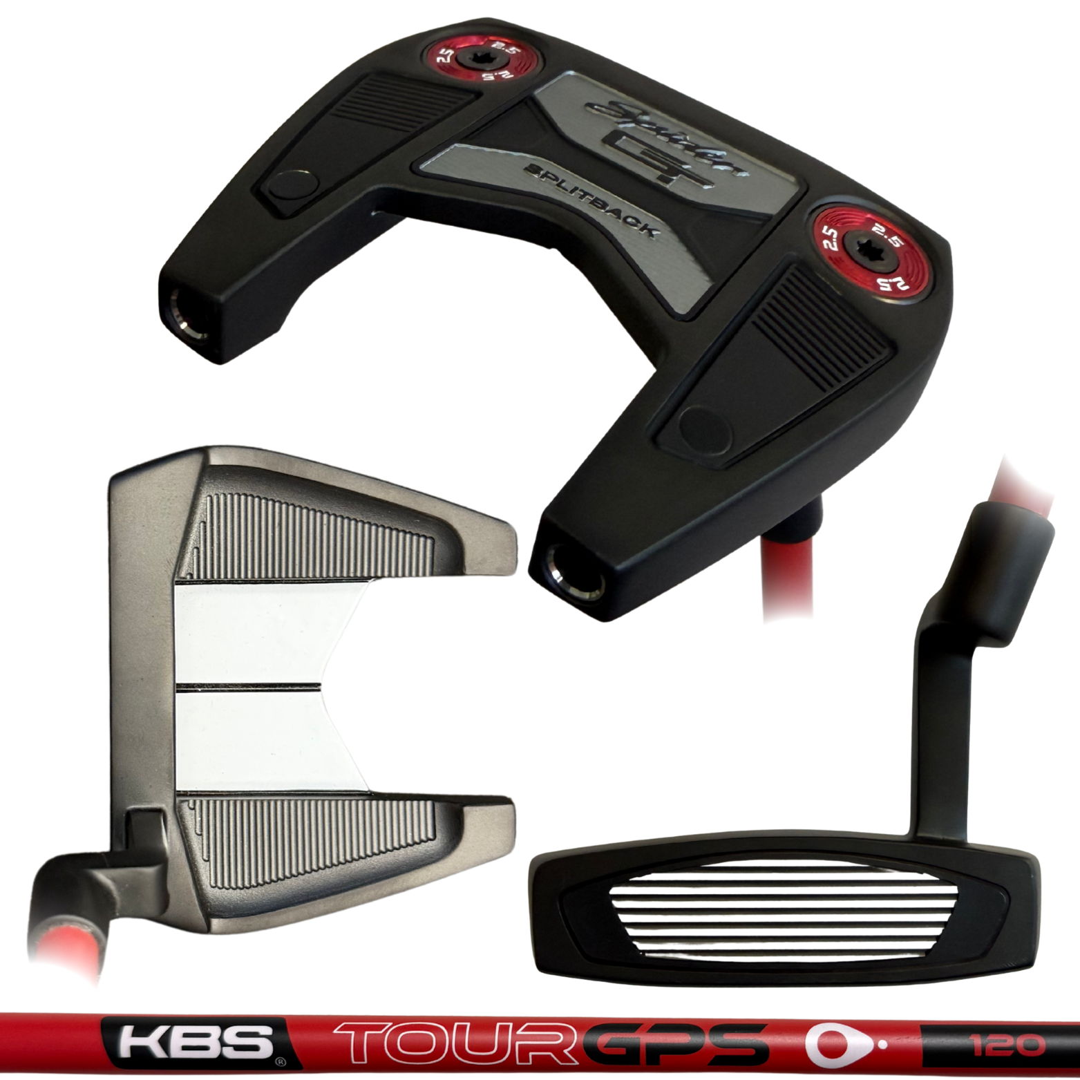 New Custom TaylorMade Spider GT Splitback Putter, L Neck, 35in – Golf ...
