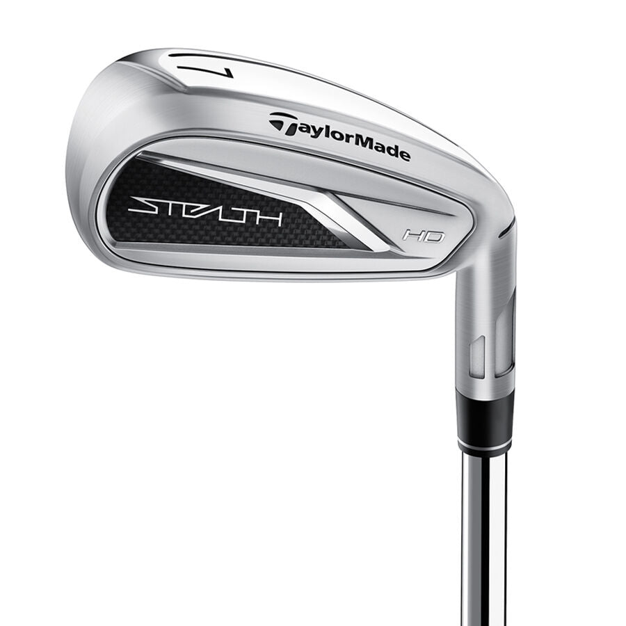 LEFT HANDED NEW TaylorMade Stealth HD #5-PW+AW Iron Set, Steel KBS Reg ...