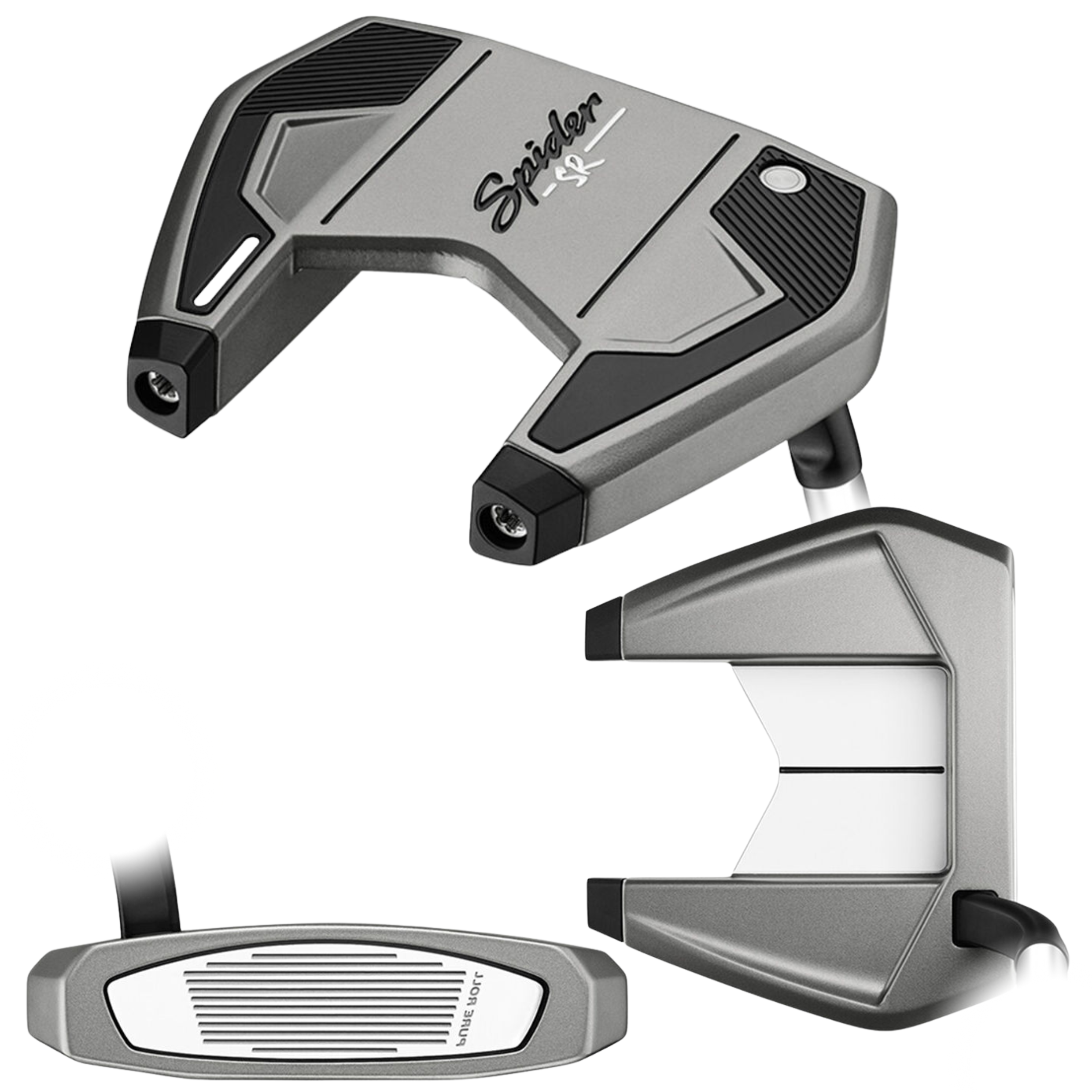 NEW TaylorMade LEFTY Spider SR Putter, Flow Neck, Choose Length – Golf ...
