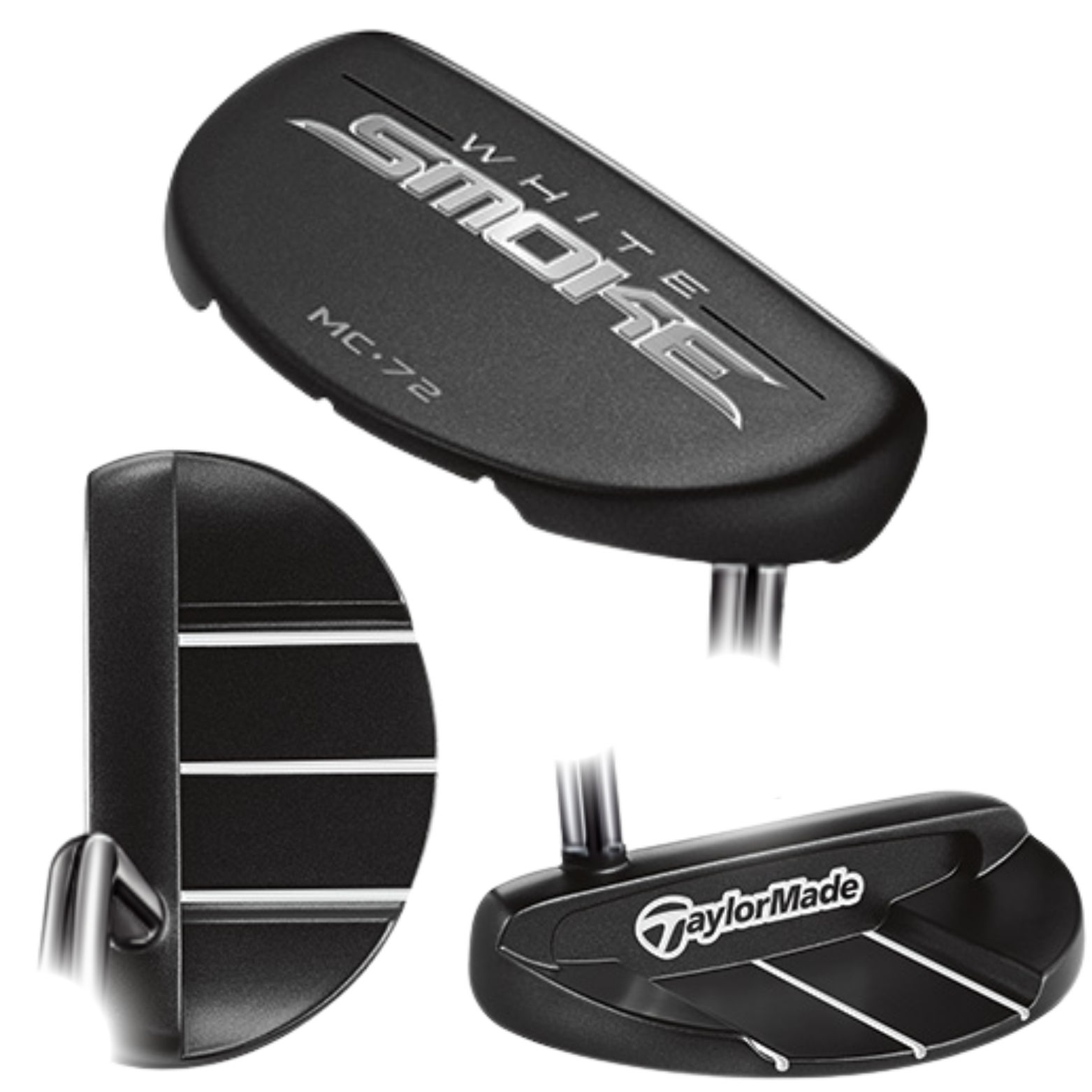 NEW TaylorMade White Smoke MC-72 Black Putter, Single Bend, Customizab ...