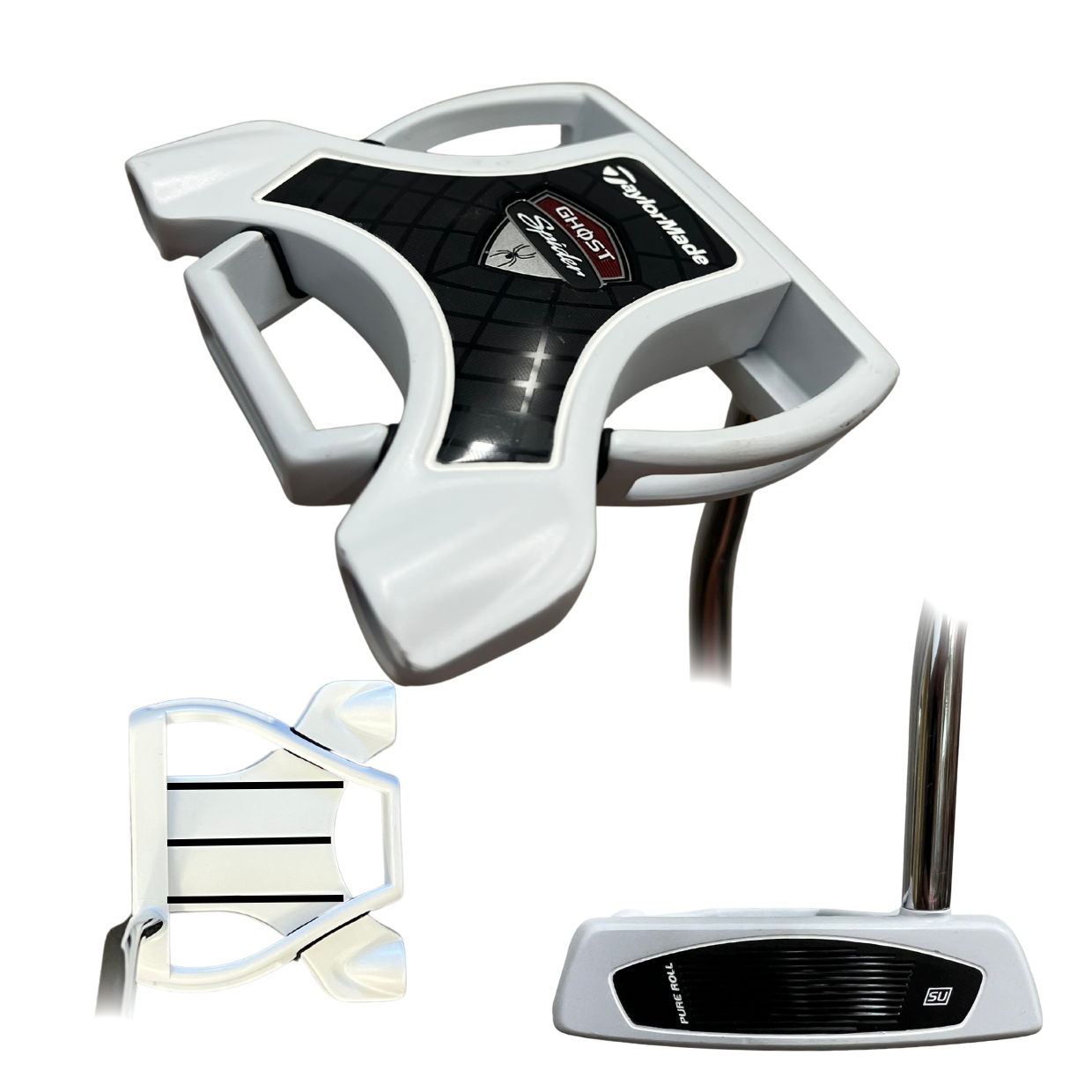 TaylorMade Ghost Spider Putter, 34 Inch, White/Red – Golf Deals and Steals
