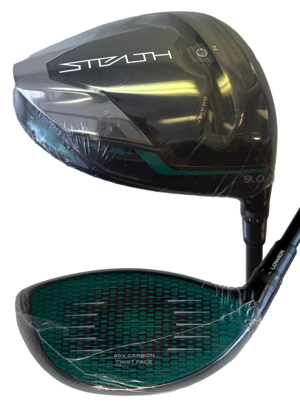 TaylorMade MyStealth Plus Driver, 9.0 Loft, Green Face, Green Writing ...