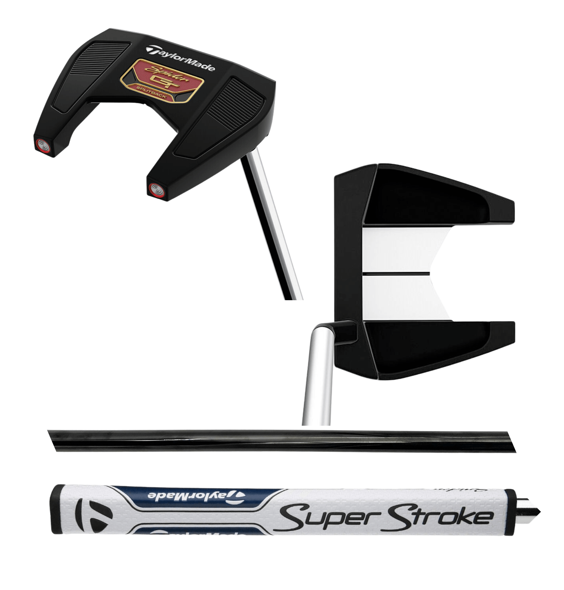 TaylorMade Spider GT Splitback Slant Neck Putter, 36", Super Stroke To ...