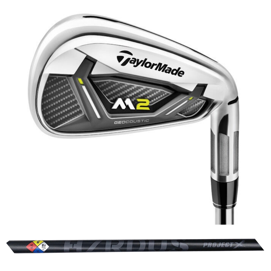 TaylorMade M2 #2 Single Iron, Project X HZRDUS Black 85g 6.0 Stiff Fle ...