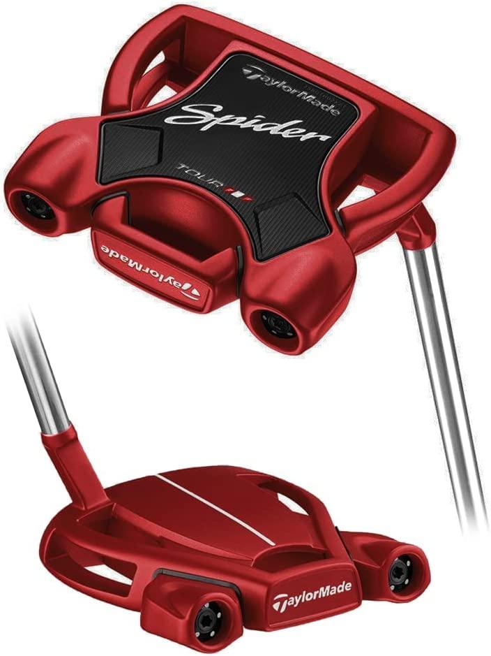 TaylorMade Spider Tour Red Putter, with Black SuperStroke Pistol GTR 1 ...