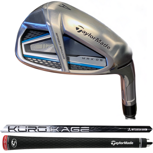 TaylorMade Sim Max OS Approach Wedge, Mitsubishi KuroKage Wedge Flex S ...