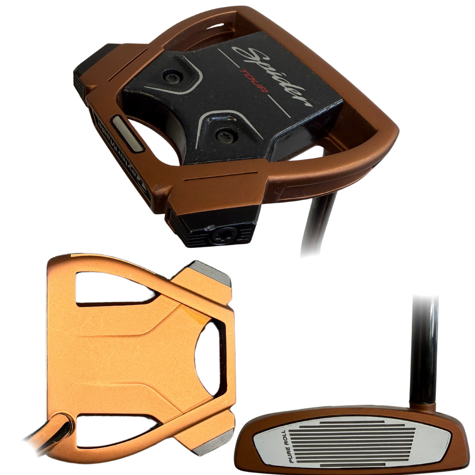 TaylorMade Spider Tour Copper Putter, Long Single Bend, 33in – Golf ...