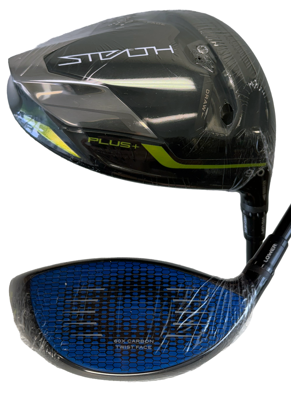 TaylorMade MyStealth Plus Driver, 9.0 Loft, Blue Face, Lime Writing, B ...